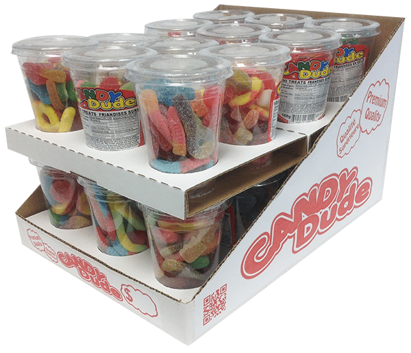 Sweet & Sour Wholesale Gummy Candy Cups | Wonderland Food
