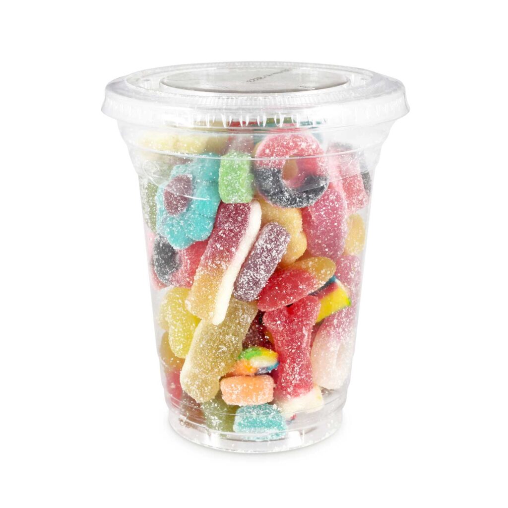 Sweet & Sour Wholesale Gummy Candy Cups | Wonderland Food